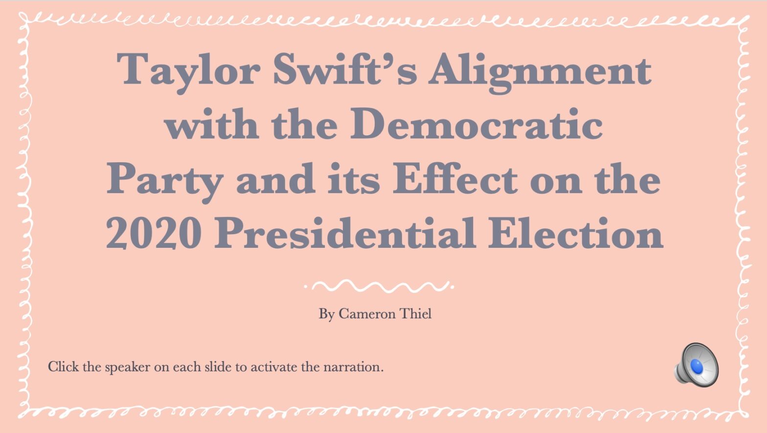 Taylor Swift’s Alignment with the Democratic Party and its Effect on ...